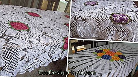 Nappe Au Crochet: 40 Modèles, Graphiques Et Recettes! 🏡 Construction