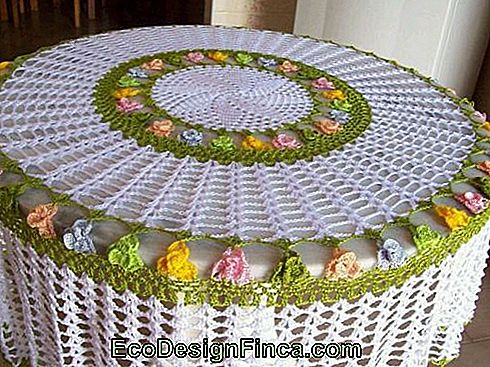 Nappe Au Crochet: 40 Modèles, Graphiques Et Recettes! 🏡 Construction