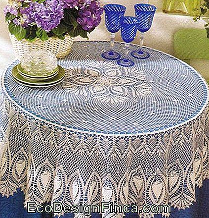 Nappe Au Crochet: 40 Modèles, Graphiques Et Recettes! 🏡 Construction