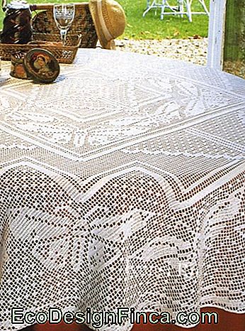 Nappe Au Crochet: 40 Modèles, Graphiques Et Recettes! 🏡 Construction